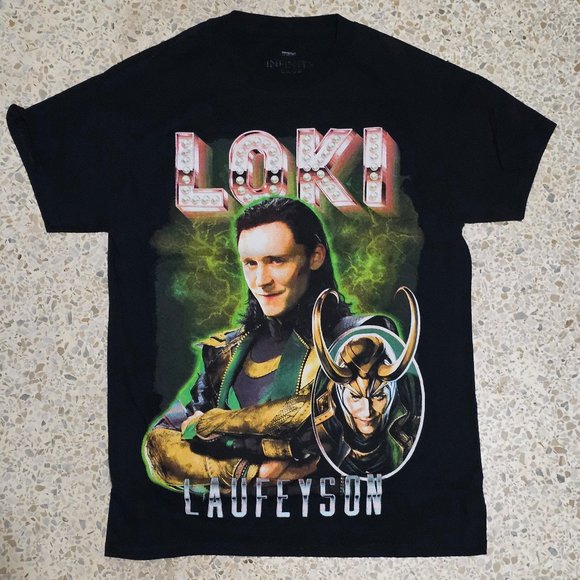 Marvel | Shirts | Marvel Infinity Saga Graphic Tee Loki Laufeyson ...